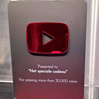 Personalised Youtube Channel Business & Social Media Sign - Etsy