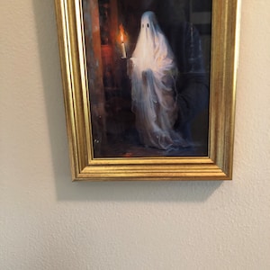 Ghost by Candlelight, Vintage Poster, Art Poster Print, Dark Academia ...