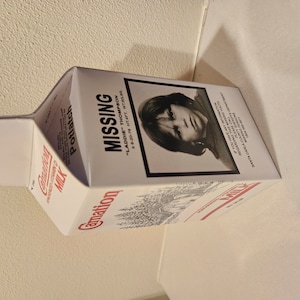 Lost Boys Replica laddie Thompson Milk Carton Horror Prop - Etsy