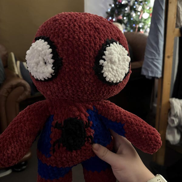 Low Sew Hero Spider Chibi Crochet Pattern PDF – Photo Tutorial, Instant ...