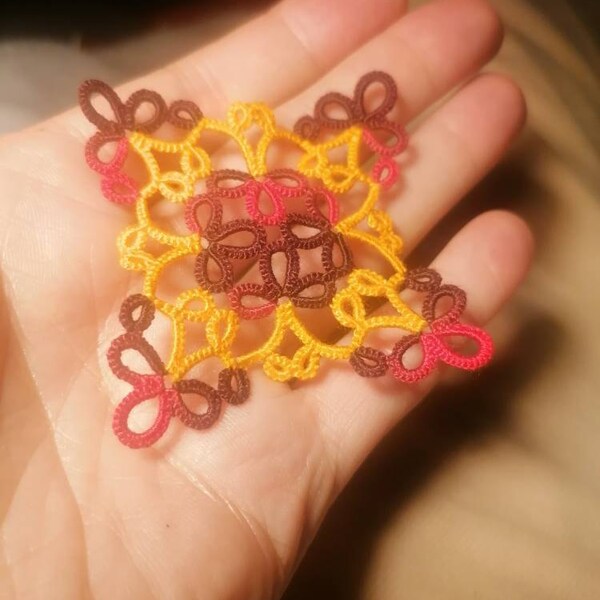 Magic Primrose Graphic Pattern, for Tatting Work, Tatting Pattern Magic ...