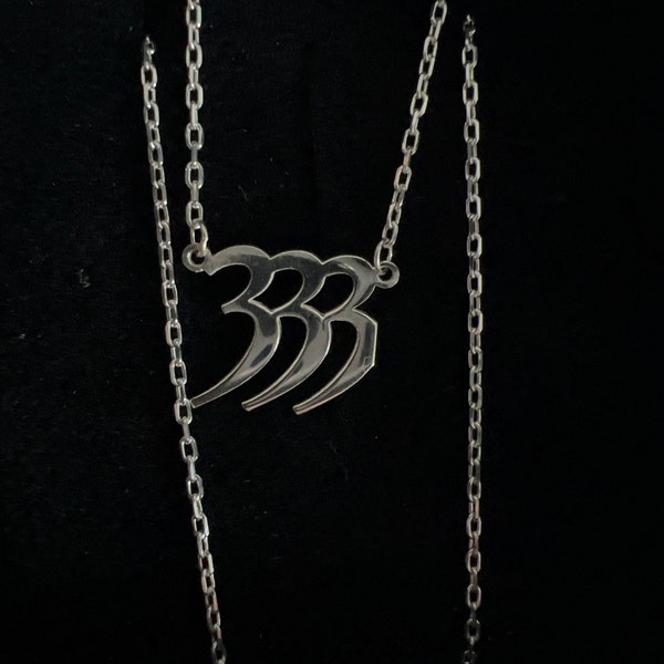 Angel Number Necklace, 111, 222, 333, 444, 555, 666, 777, 888 ...