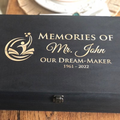 Memorial Gift Box, Memorial Gifts, Memory Box, Memorial Keepsake ...