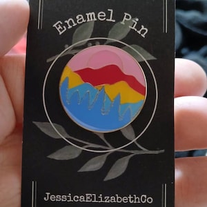 Subtle Bisexual Flag Enamel Pin Enamel Cute Pin Set Pins Laple Pin Hard ...