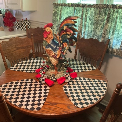 William Morris Snake Head Wedge Placemats for Round Table Tactile ...