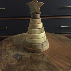 Montessori Stacking Toy Wooden Toys For Baby Wood Toy for | Etsy