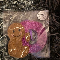 Letter Gingerbread Man Handmade Christmas Hanging Decoration ...