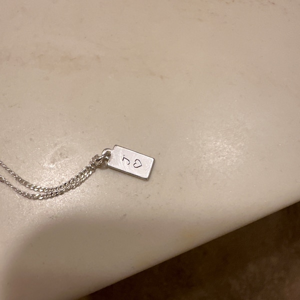 Personalized Mini Tag Charm • 14K Gold Filled Tag or 925 Sterling ...
