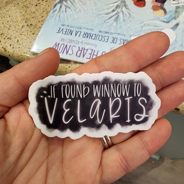 Winnow to Velaris Sticker - Etsy