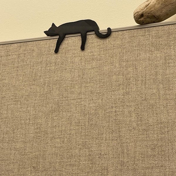 Cute Lazy Sleeping Cat 2d Silhouette Home Decor Art | Picture Frame ...