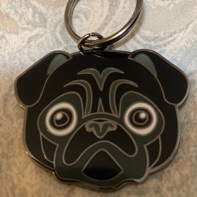 Pug Key Chain I Pug Stocking Stuffer Gift - Etsy