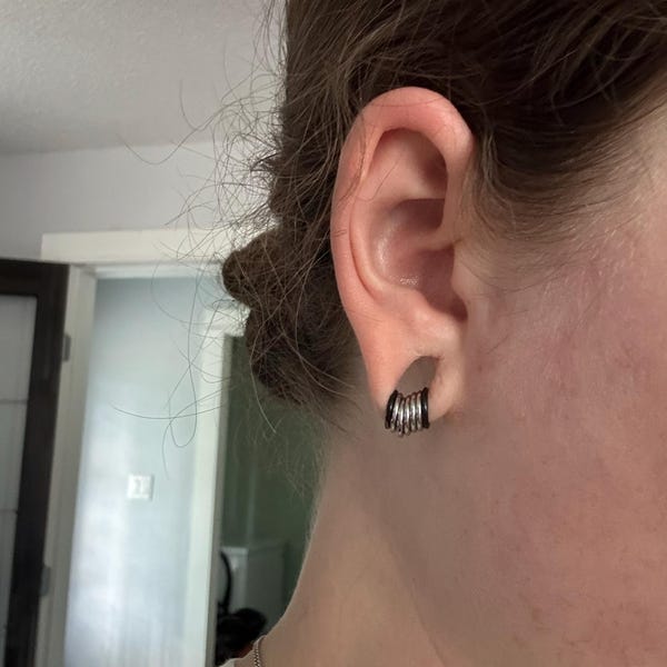 Swirl Ear Gauge With Pattern Gauge & Plug Earrings Saddle Plug Gauges for Stretched Ears Spiral ...