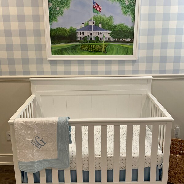 The Masters Tournament Golf Course Map, Watercolor, Giclee Print - Etsy