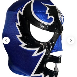 BLACK SHADOW Lucha Libre Wrestling Mask adult Size Brand New Black - Etsy
