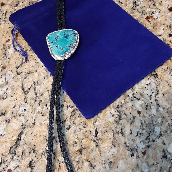 Handcrafted Custom Bolo Tie, Wild Horse Magnesite Bolo Tie for Men & Women, Unique One of a Kind ...