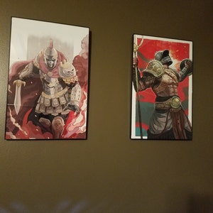 Aramusha Samurai Illustration Art Print Poster | Etsy