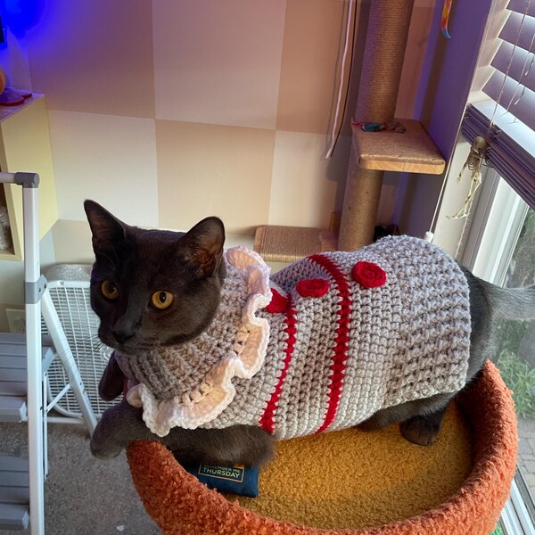 Creepy Clown Small Dog Sweater/ Halloween Costume Available in Four ...