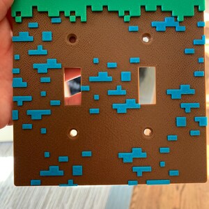 Mining Light Switch Cover Mining Switch Plates Video Game Kids Room ...