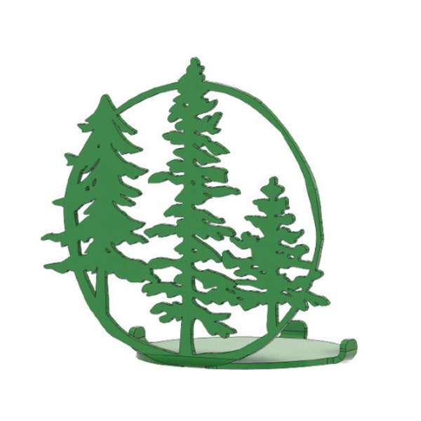 Three Trees SVG File, Tree DIY Graphic Tee, Forest Cuttable File for ...