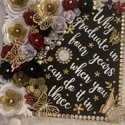 Custom Graduation Cap Topper Personalized Grad Cap Senior - Etsy