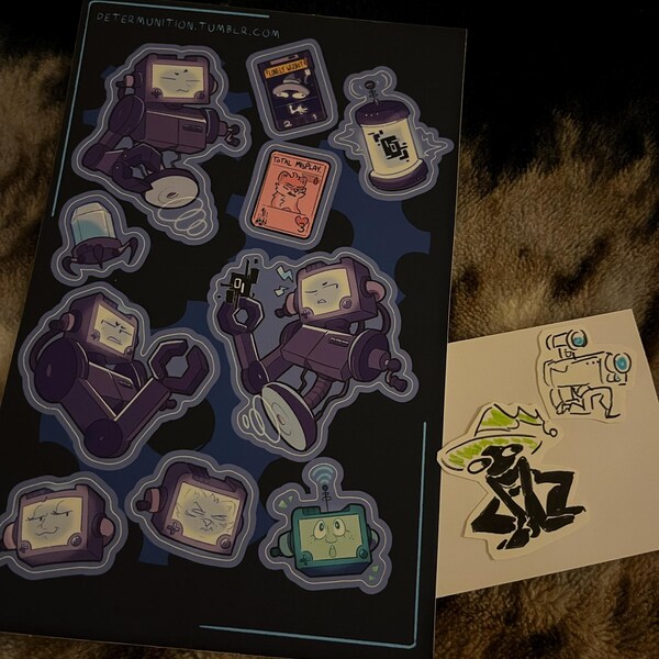 P03 Sticker Sheet — Inscryption - Etsy