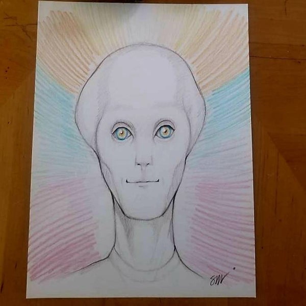 Spirit Guide Drawing - More Than "just Art" - It is Your Spirit Team - Etsy