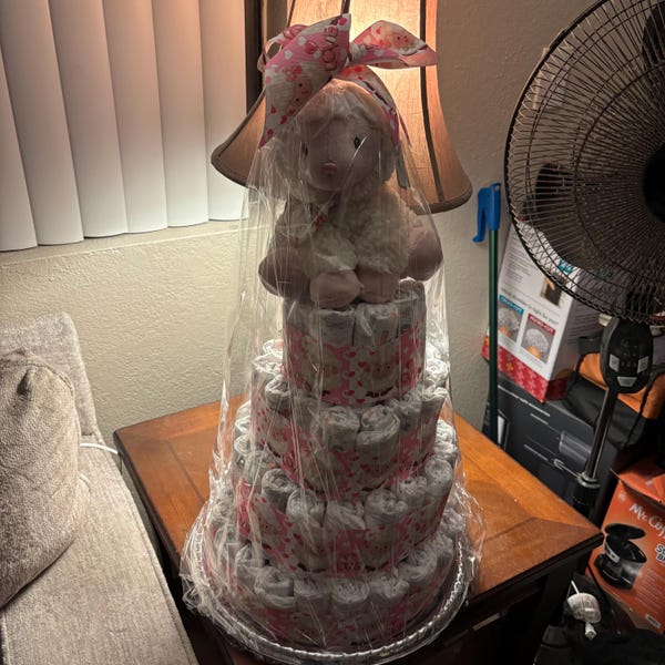 Farm Baby Shower Diaper Cake ,farm Diaper Cake Girl ,baby Shower Gift ...