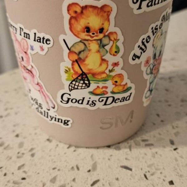 Bad Omens Sticker, Girly Pop Metal, Pastel Goth Holographic Water ...