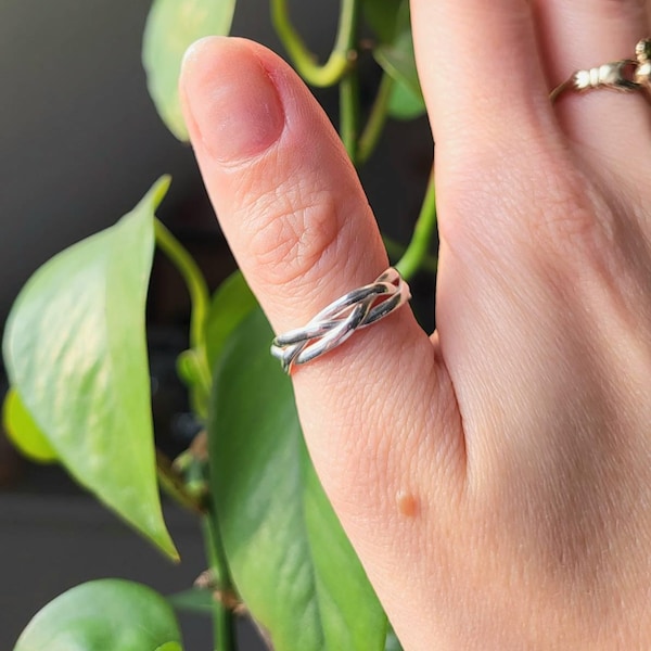 Pure 100% Copper Wrap Ring, Arthritis Thumb Ring, Solid Copper Ring ...
