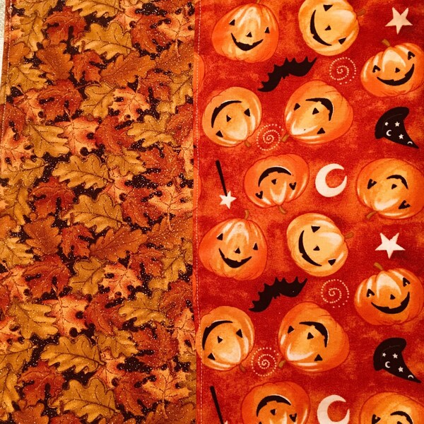 Vintage Hoffman Fabric, Woodblocks, Trees, Leaves & Grids in Purple ...