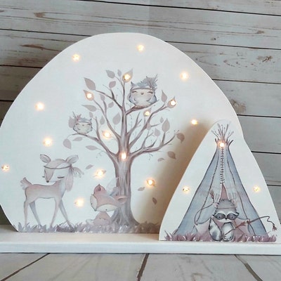 Autumn Woodland, Baby Animals Clipart, Raccoon, Rabbit, Bunny, Fox ...