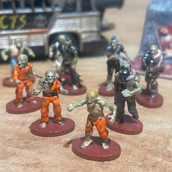 Zombies for Gaslands, Dark Future, Car Wars | 20mm Miniatures - Etsy