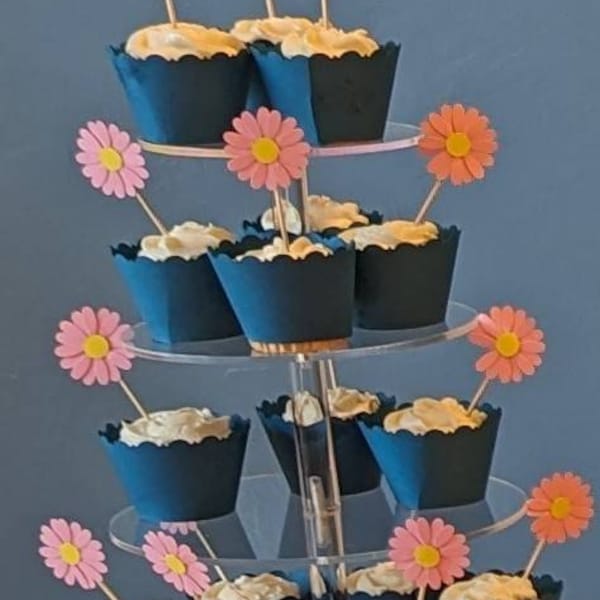 TEAL TURQUOISE Cupcake Wrappers Scalloped Edge Fall Wedding Cupcake ...