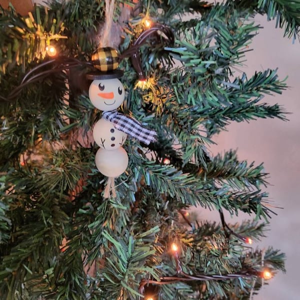 DIY Square Snowman Ornament Craft Kit - 1 Kit - Etsy