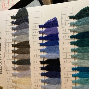 Bella Lusso Fine Merino Wool Colors 000-558 2-ply Crewel Weight - Etsy