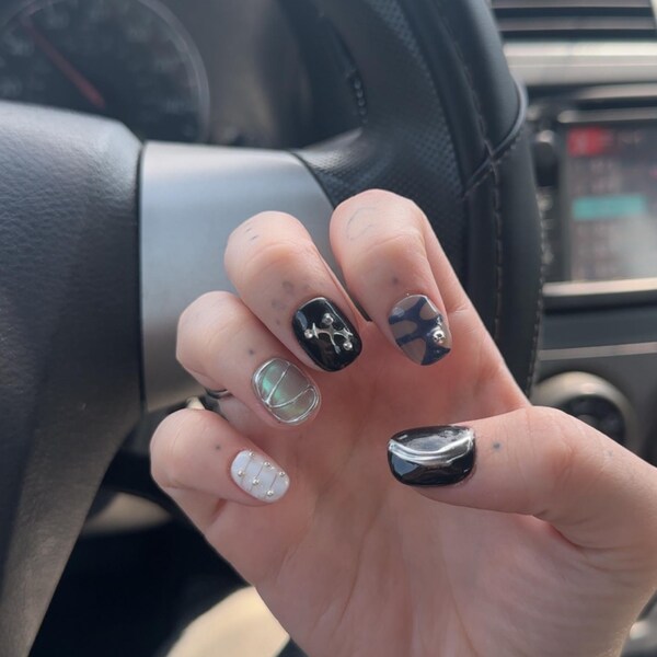 Long Nails Keyboard Cover Silicone Raised Keycaps for Quiet, Easy ...