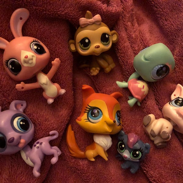 Littlest Pet Shop G7 Pet Pairs Series 2 Complete Set With Free Single ...