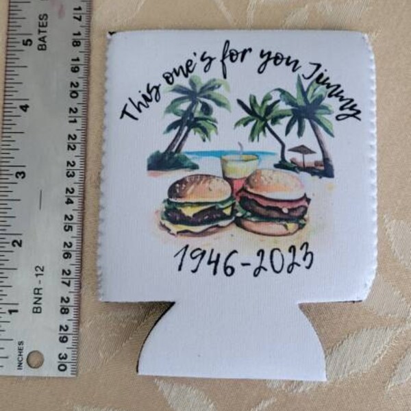 Jimmy Buffett Tribute 12 Oz Can Cooler | Margaritaville Fans ...