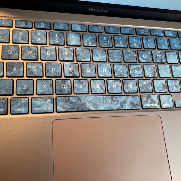 Pastel Blue MacBook Keyboard Decal Stickers - Etsy