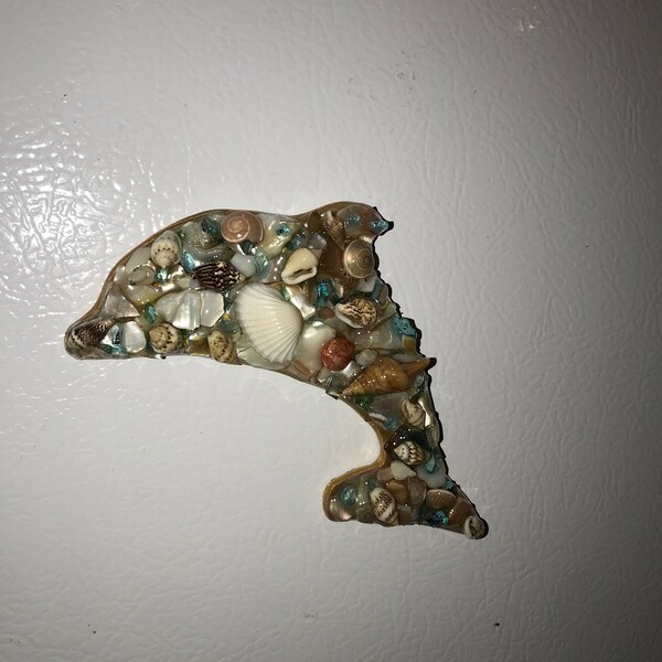 Prussian Blue DOLPHIN (seashell): Resin Art - Etsy