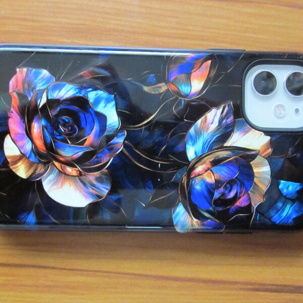 Stained Glass Cat Phone Case,3d Tough Cover for iPhone 12 13/14/15/16 ...