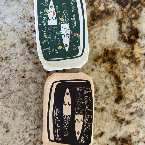 The OG Tinned Fish Candle, Sardines, Anchovies, Tin Seafood Candle ...