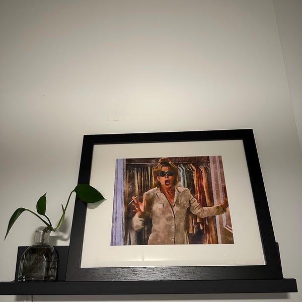 Elizabeth James London House Watercolor Painting Unframed Matte Poster ...