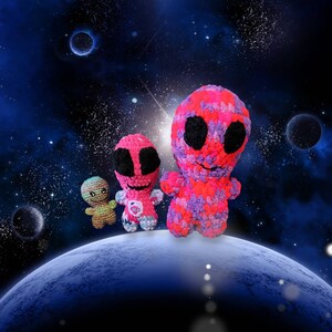 Mini Chubby Alien and Chonky Alien Crochet Pattern - Etsy
