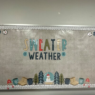 Winter Bulletin Board Ugly Sweater Template Winter Bulletin Boards ...