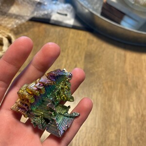 AAAA Rainbow Bismuth Cluster Bismuth Crystal Lab Grown - Etsy