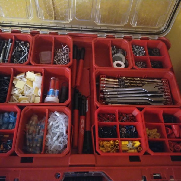 Wall Mounted Drill Bit Organizer | 60 Slots | Hex Bits Holder | Storage for Drillbits | Garage ...