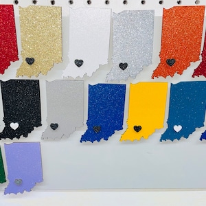 Unfinished Wooden Indiana Shape State Craft From 1 up to 46 DIY - Etsy