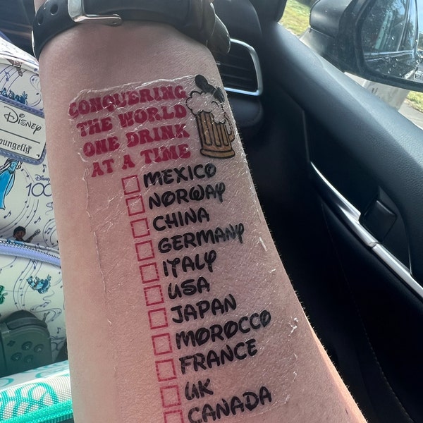 Drinking Around the World Tattoo-food & Wine Festival 2025-epcot World ...