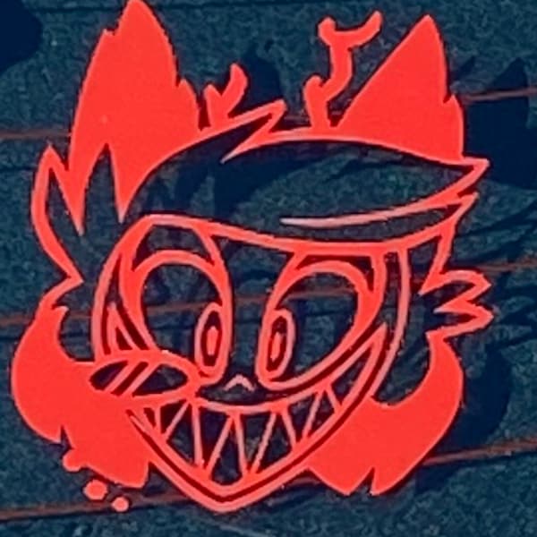 Hazbin Hotel - Alastor Decal 2 - Etsy